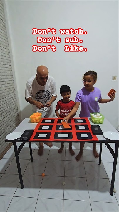 Tic Tac Toe Family Fun Let the Games Begin! #shorts - YouTube