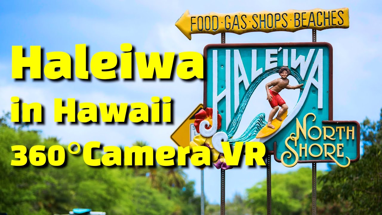 [4K] Haleiwa in Hawaii 360 VR Drone Sky View / 랜선여행 - YouTube
