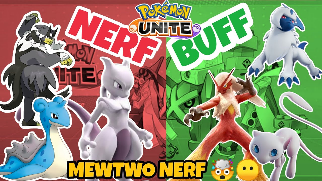 MEWTWO NERF IN POKEMON UNITE | POKEMON UNITE PATCH NOTES RELEASED ...