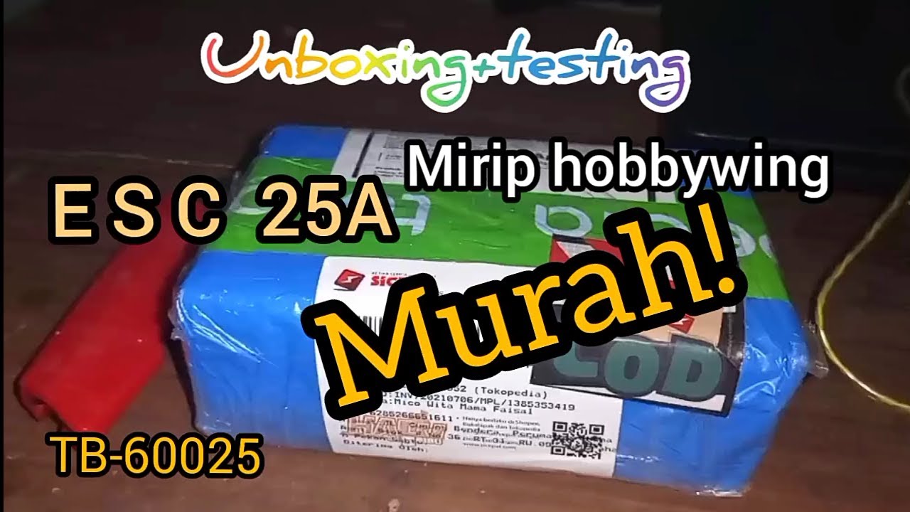 ESC MURAH TAPI BERKUALITAS TURBO RACING 25A WATERPROOFT RC WPL MN robot ...