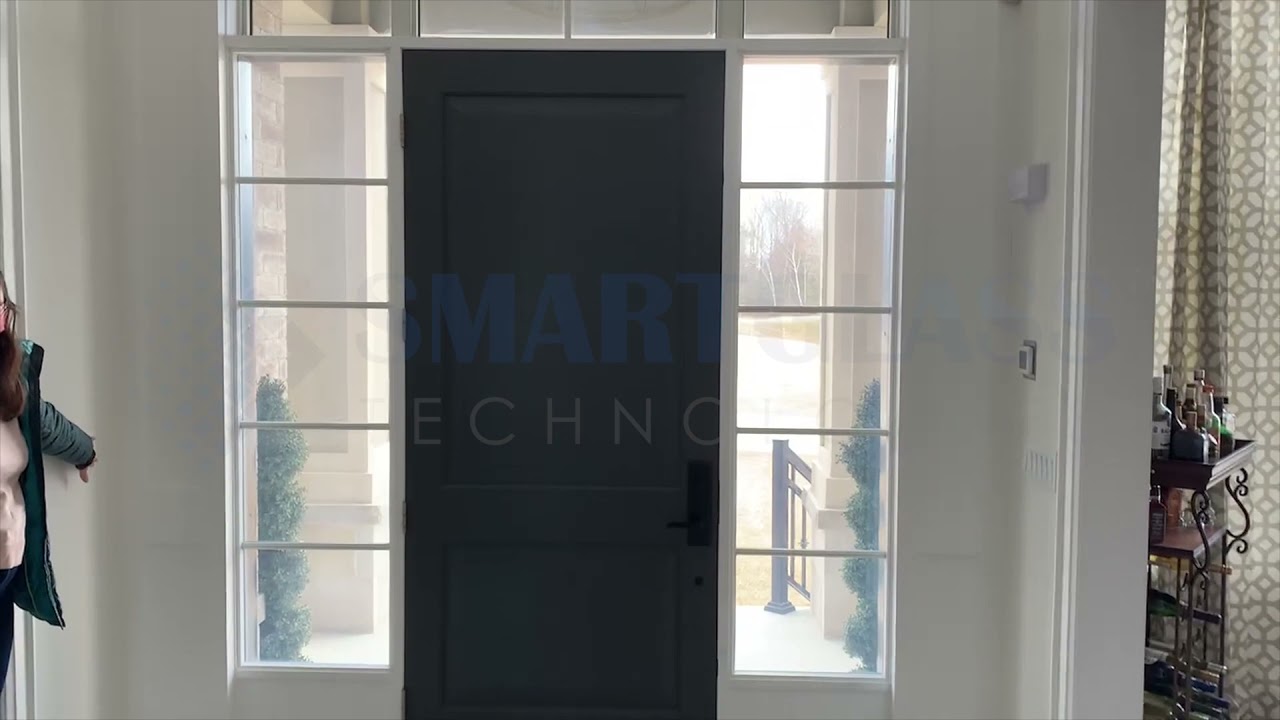 Smart Glass For Entry Doors - YouTube