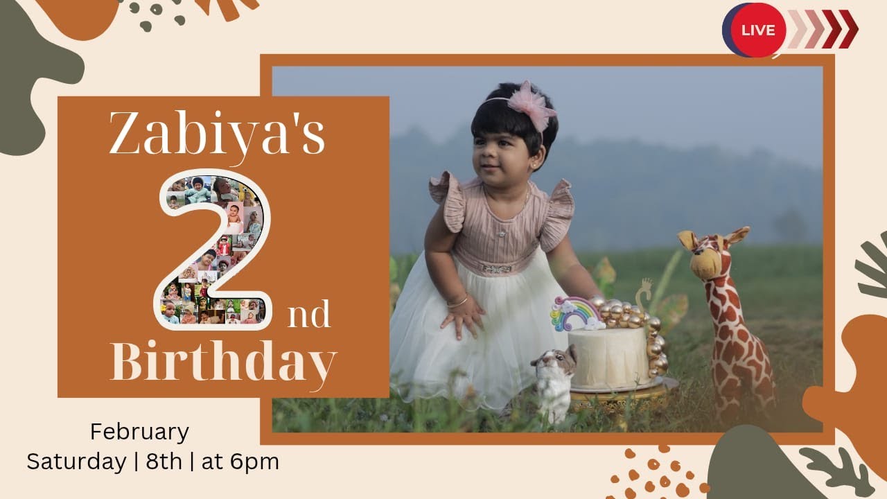 ZABIYA is TWO | 2nd BIRTHDAY CELEBRATION - YouTube
