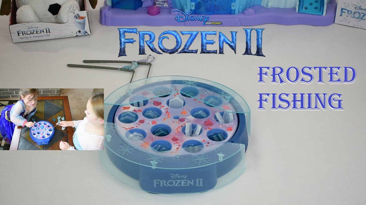 Frozen 2 Frosted Fishing Game With Anna and Elsa DEMONSTRATION - YouTube