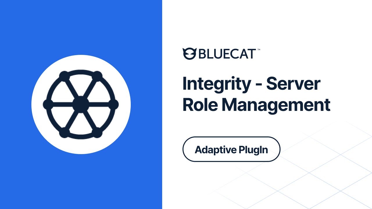 BlueCat Integrity: Simplify DNS Server Role Management with Adaptive ...