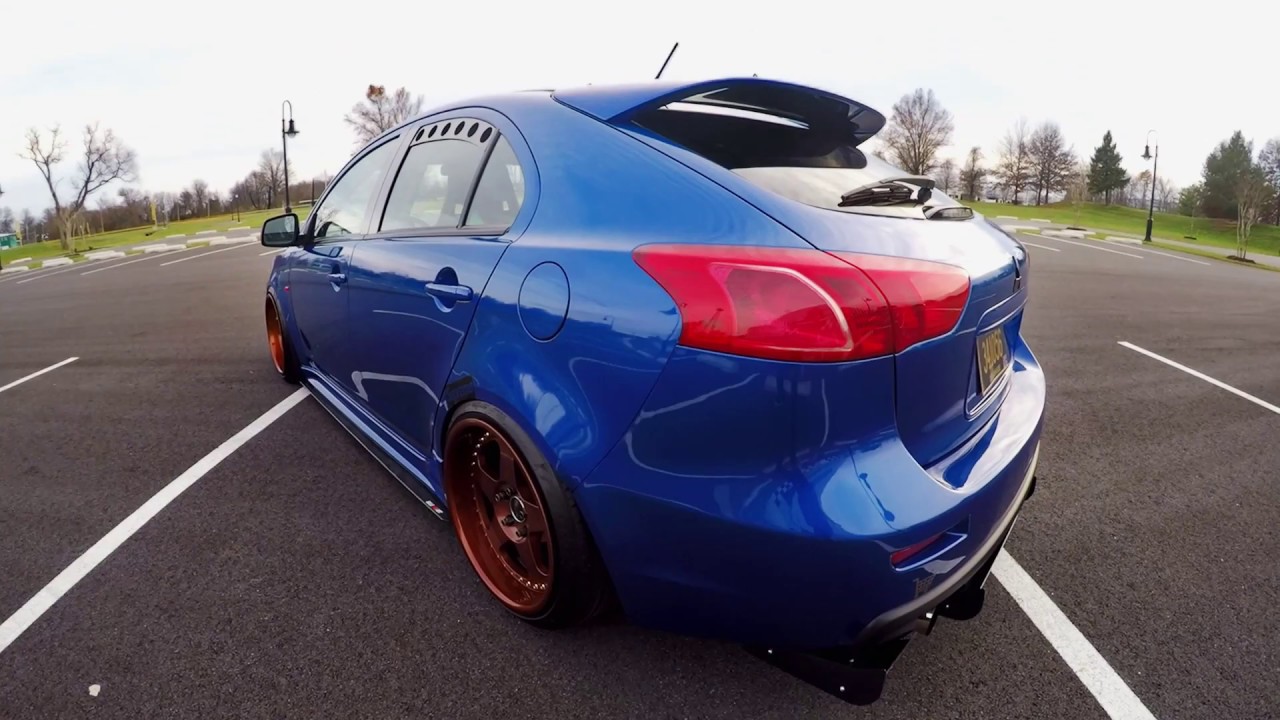 Stanced Lancer Sportback Ralliart/ That Sportback - YouTube