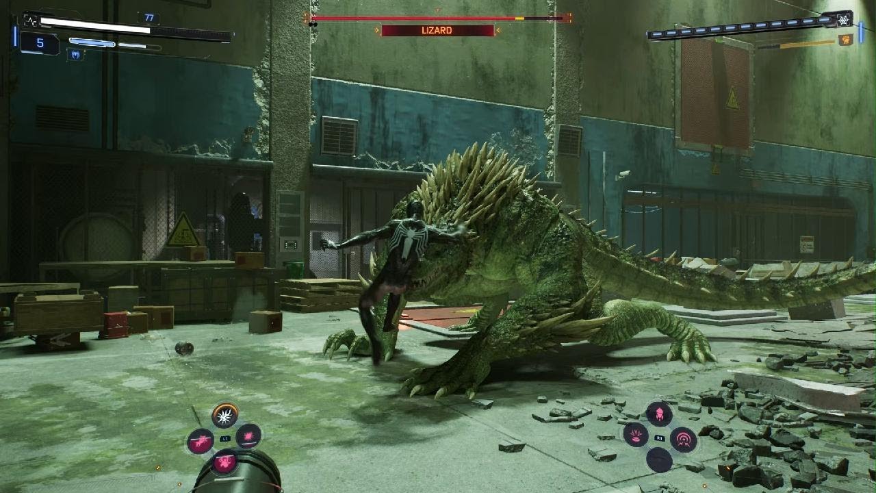 Lizard finale battle and cutscene - YouTube