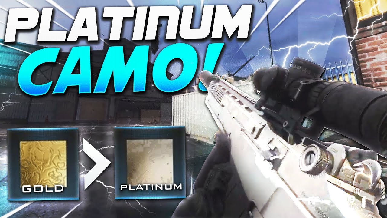 PLATINUM & GOLD CAMO UNLOCKED!! Modern Warfare SECRET Camos! - YouTube