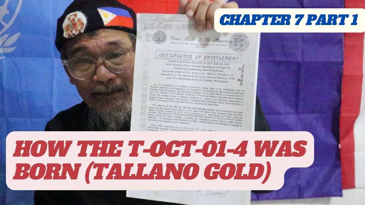 (TALLANO GOLD)! HOW THE T-OCT-01-4 WAS BORN? @bongbongmarcos ...