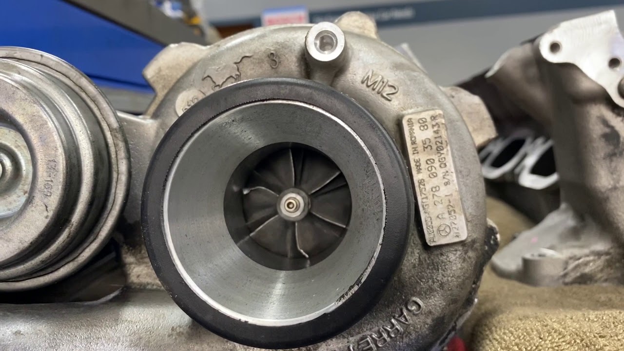 Mercedes Benz GL V8 4.6L M278 Turbo Engine Misfire Part 4 - YouTube