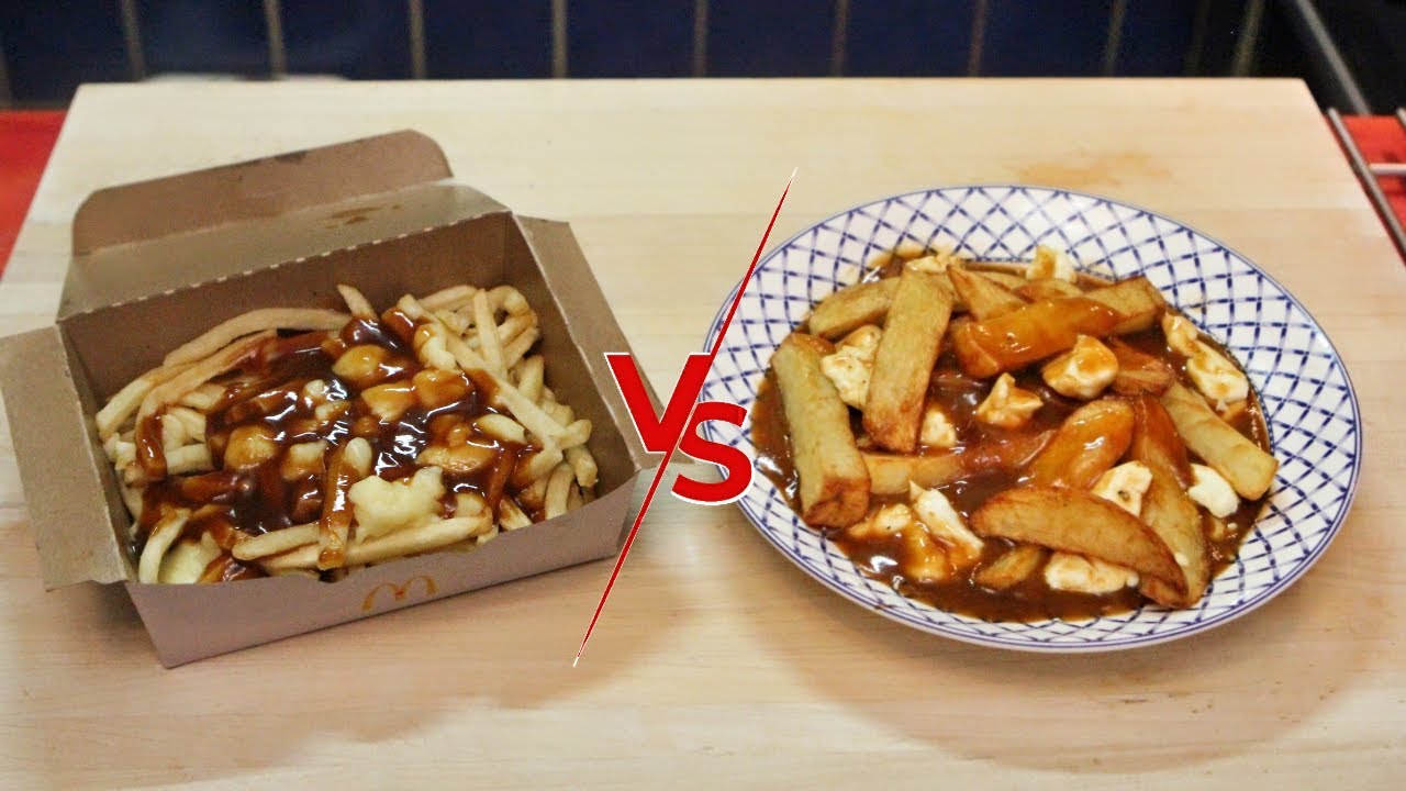 Poutine Mcdo | Chef VS Fast Food - YouTube