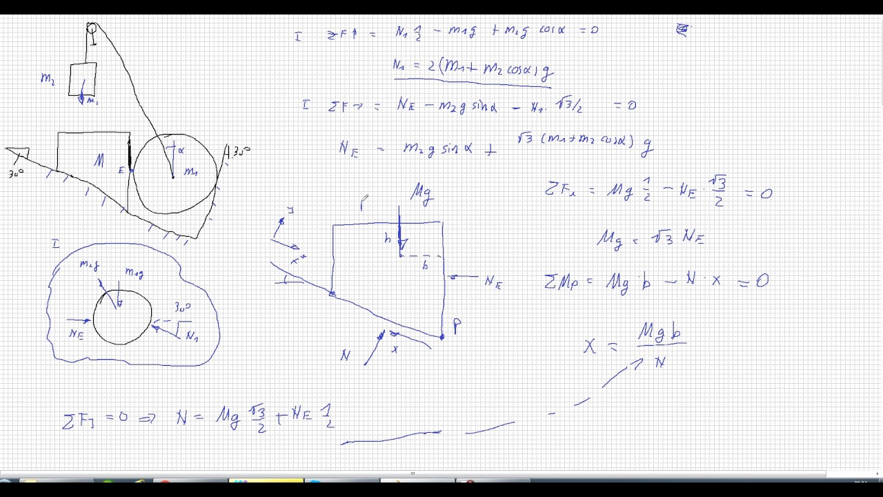 Kippnachweis 3 reibungsfreie Körper - YouTube