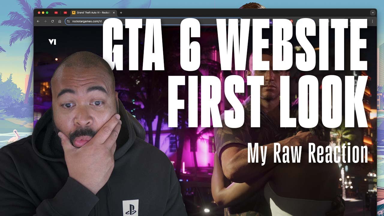 GTA 6 Website First Look: My Raw Reaction - YouTube
