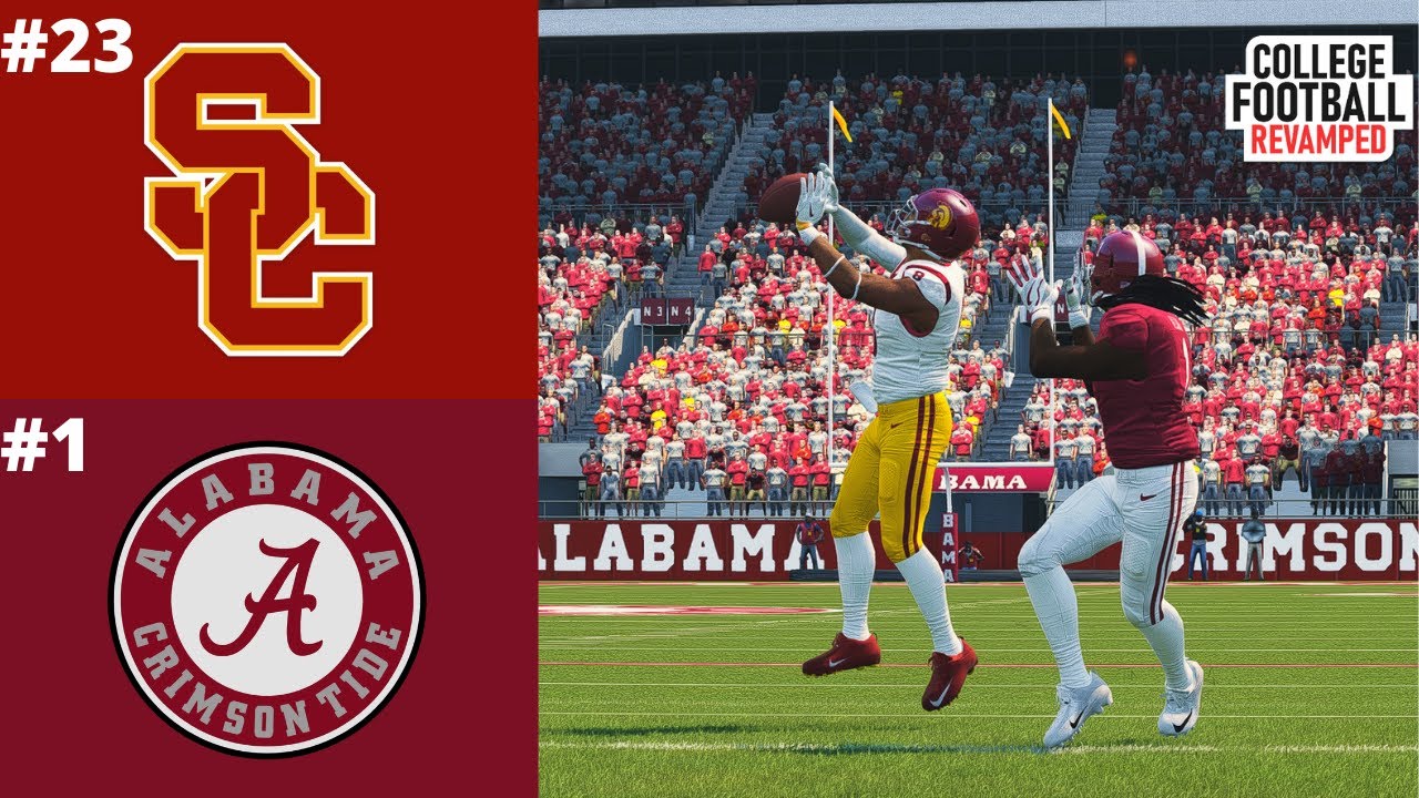 NCAA 14 Bragging Rights Week 3 #23 USC vs #2 Alabama - YouTube