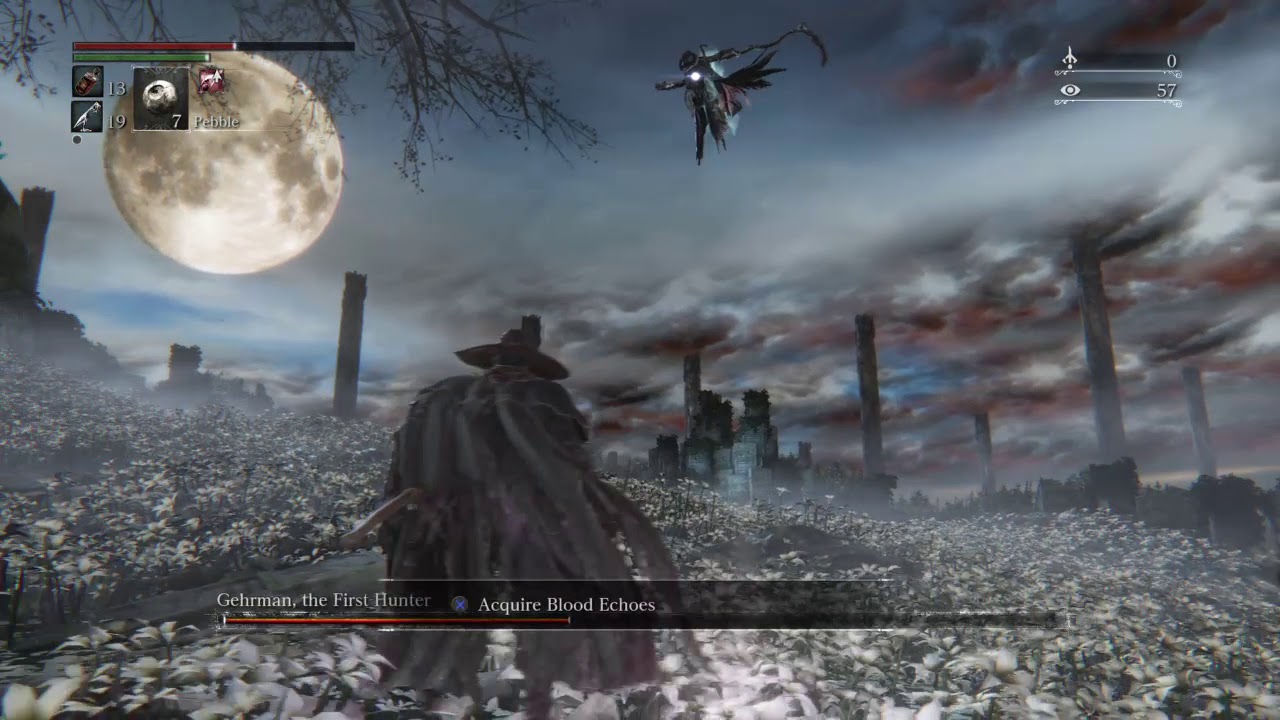 Bloodborne- Gehrman, the First Hunter (boss fight) - YouTube