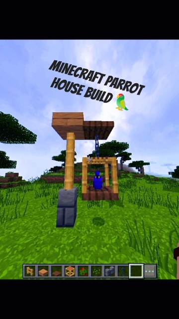Minecraft Parrot House Build 🦜 | Best Parrot House Idea #minecraft # ...