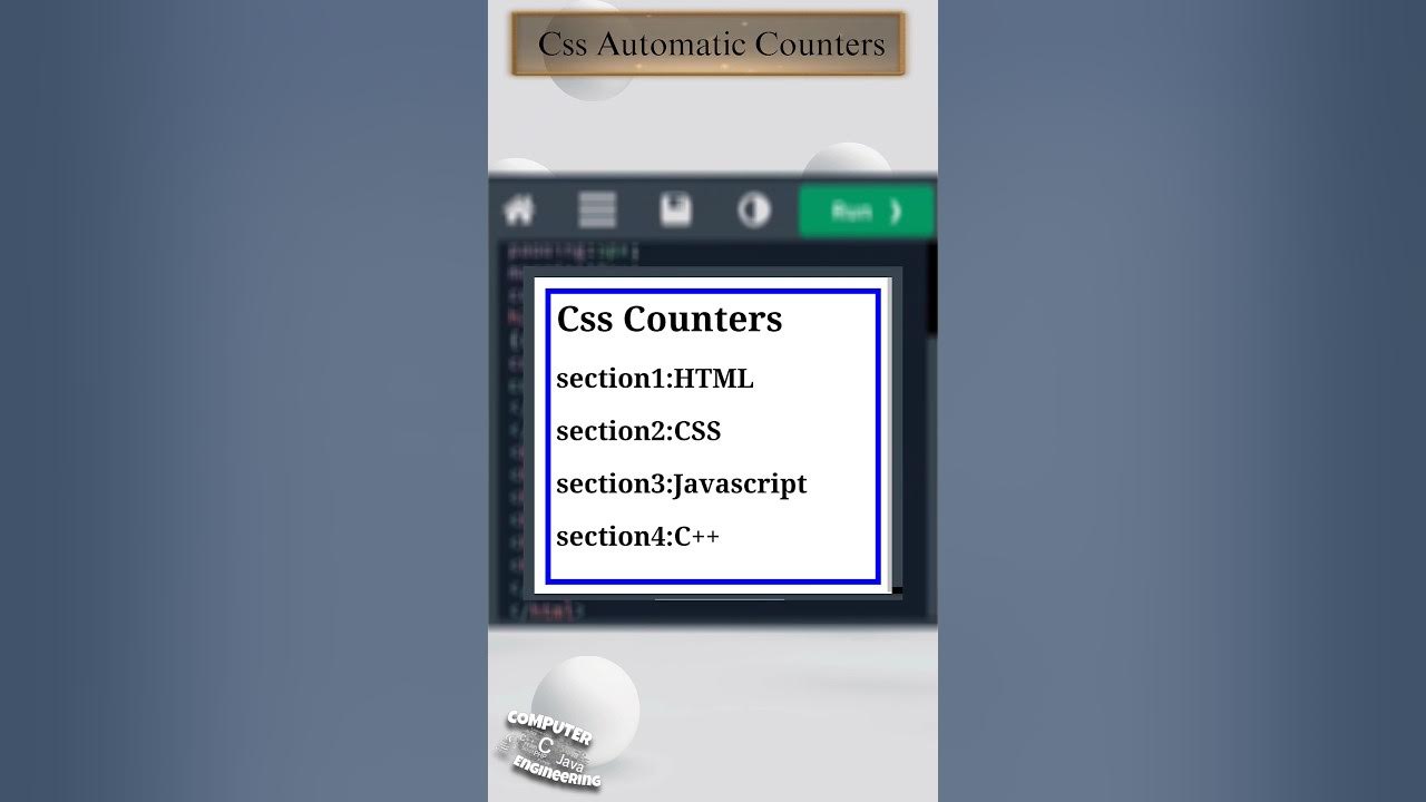 𝐂𝐬𝐬 𝐀𝐮𝐭𝐨𝐦𝐚𝐭𝐢𝐜 𝐂𝐨𝐮𝐧𝐭𝐞𝐫𝐬 | #css #automatic #counters #webdesign #form #html #style ...