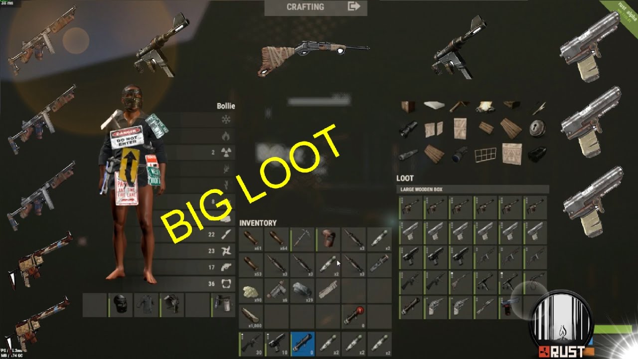 Rust Raid " BIG LOOT " - YouTube