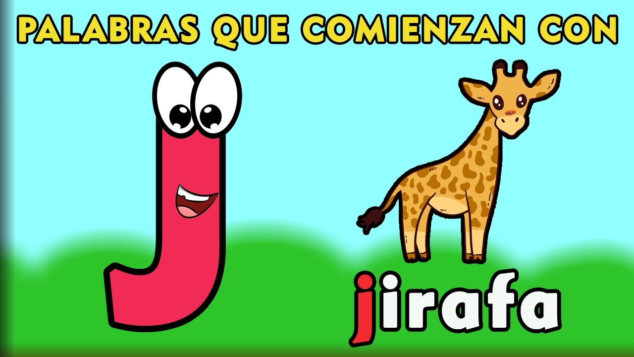 Palabras Con J Para Niños