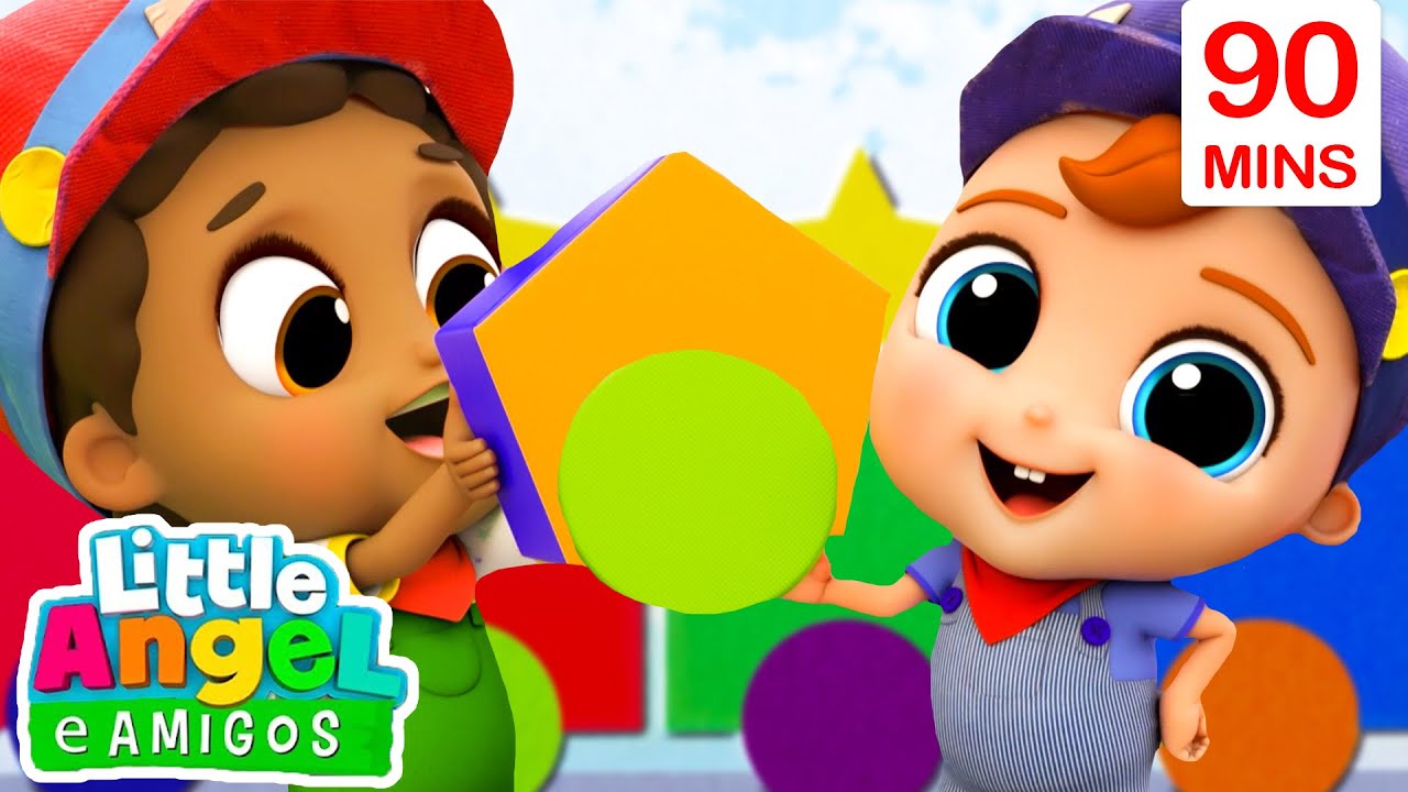 O Trem das Formas do Joãozinho faz Piuí | Little Angel e Amigos - As ...