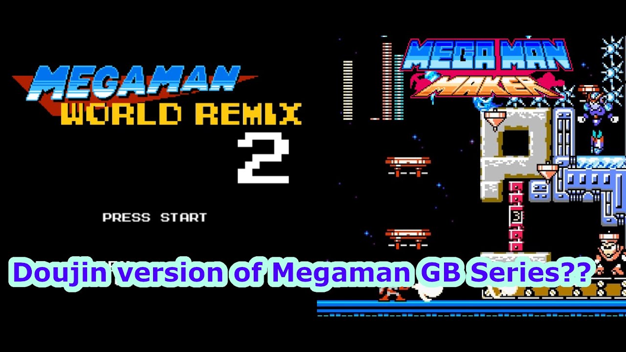 Megaman World Remix 2 (MWR2) level pack full game playthrough - 洛克人製作大師 ...