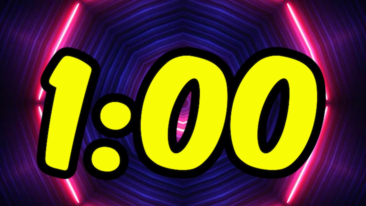 1 Minute Timer - Minute - Timer - Royalty Free Background Video. - YouTube