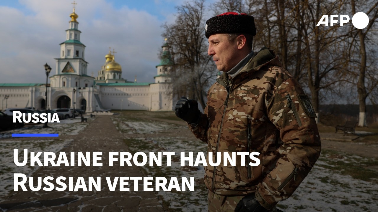 Russian veteran haunted by 'terrible' memories of Ukraine front | AFP ...