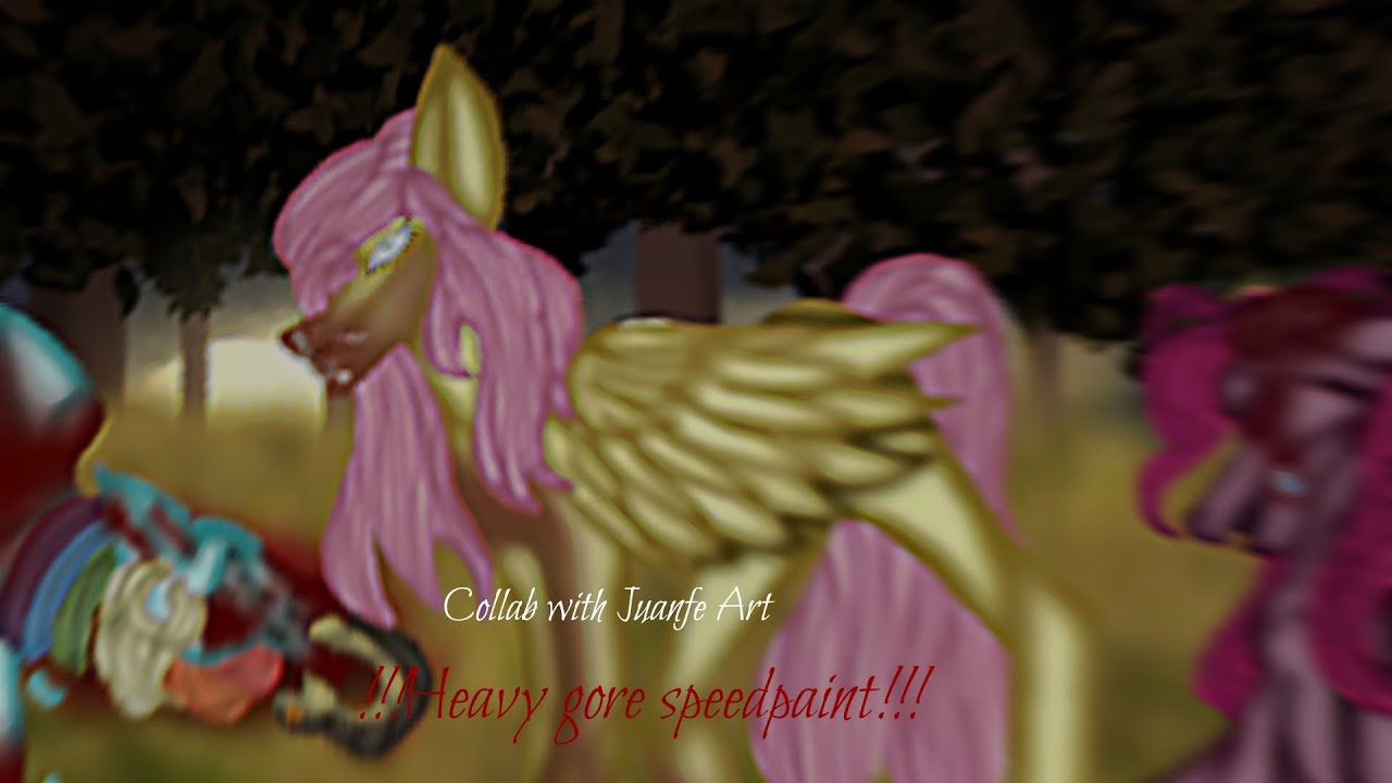 [Heavy Gore/13+] Butterflies (Collab) (Mlp speedpaint) - YouTube