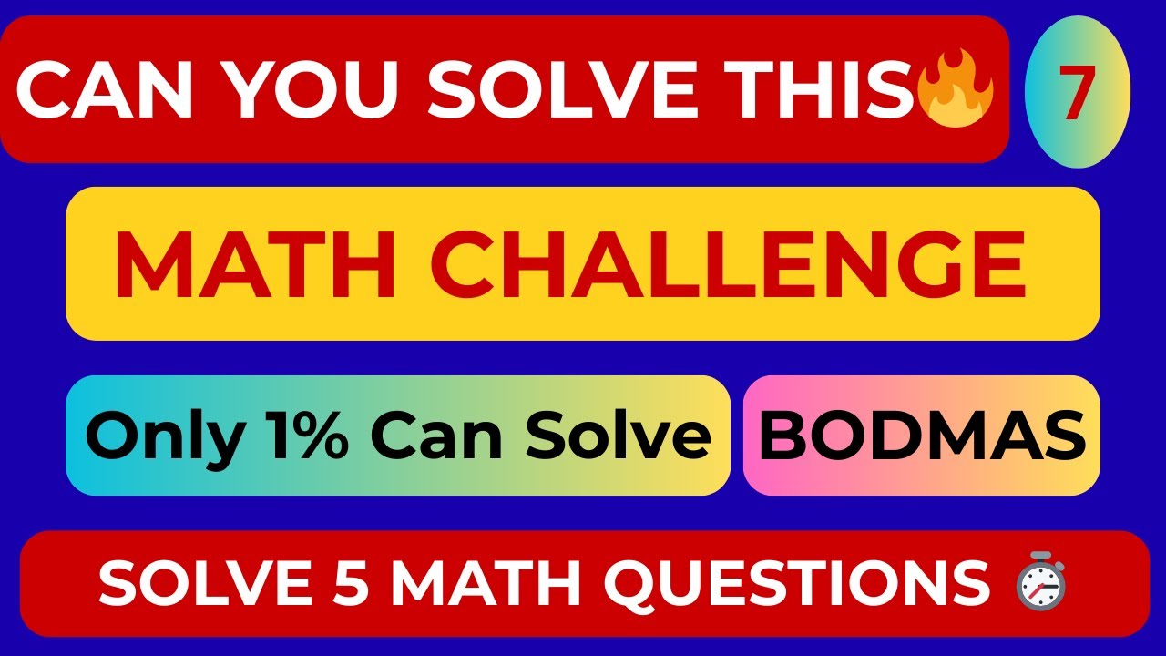 Fast Math Test! Decode The Puzzle – Brain Teasers, Math Challenges # ...