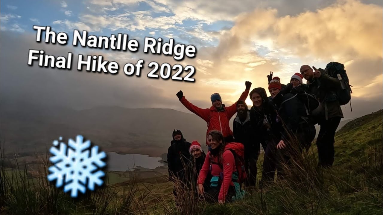 The Nantlle Ridge. Circular route from Rhyd Ddu, taking in the first 4 ...