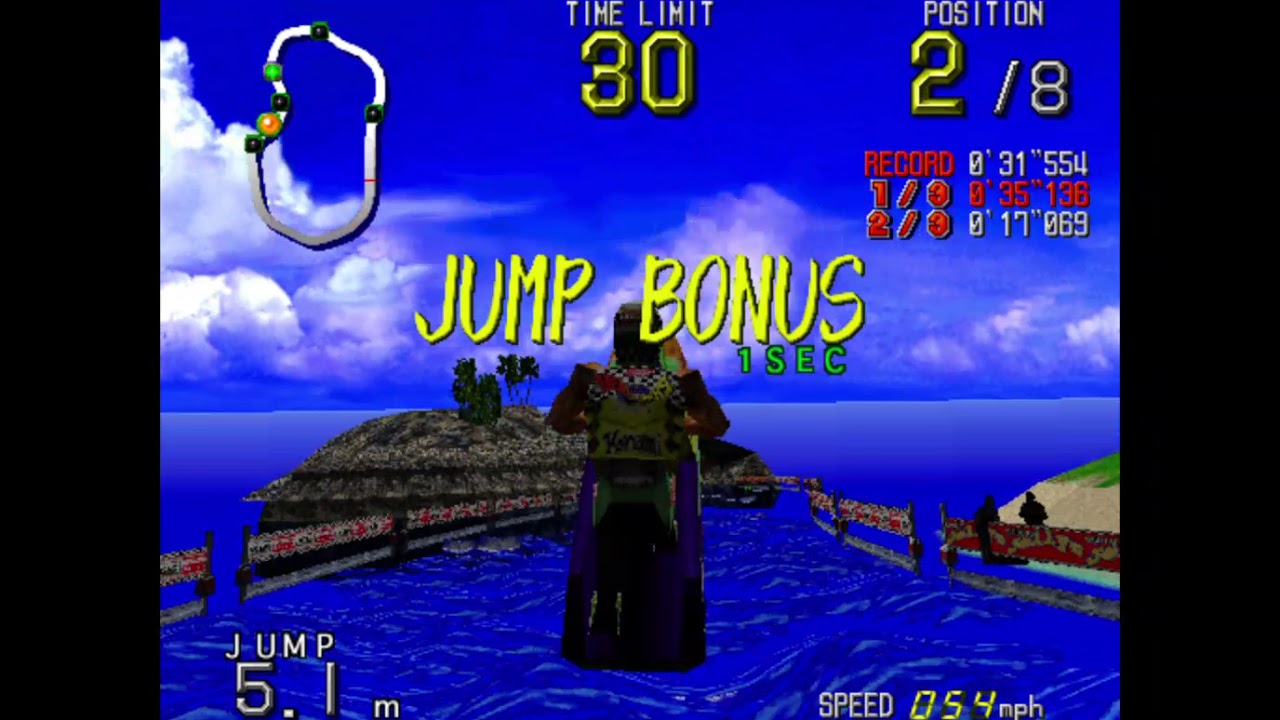 Wave Shark (Konami/1996) Gameplay (Novice Stage) - YouTube