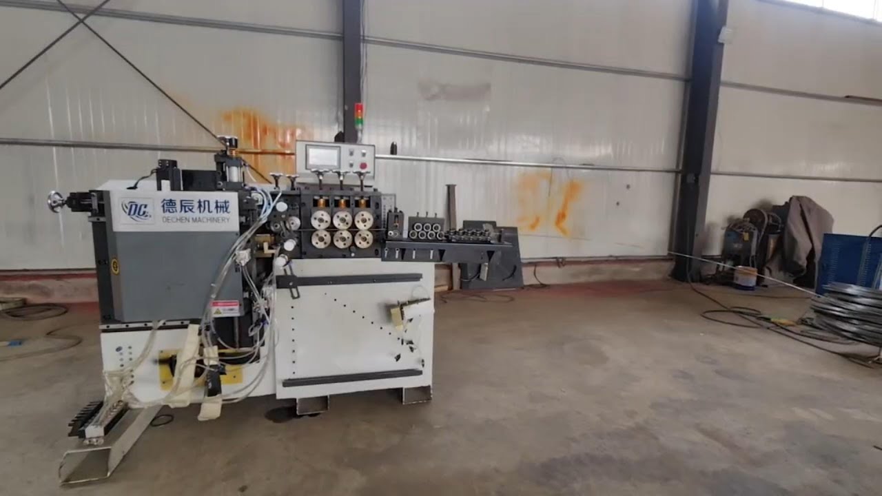 Hydraulic Automatic cnc Concrete round wire Ring Making Machine - YouTube