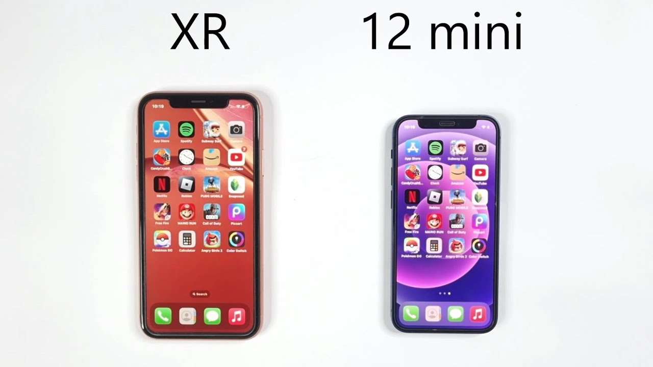 iPhone 12 mini vs iPhone XR - Speed Test! - YouTube