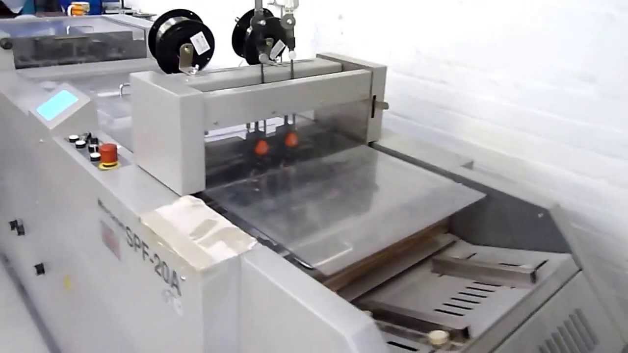 HORIZON BOOKLET MAKER VAC 100 2007 - YouTube