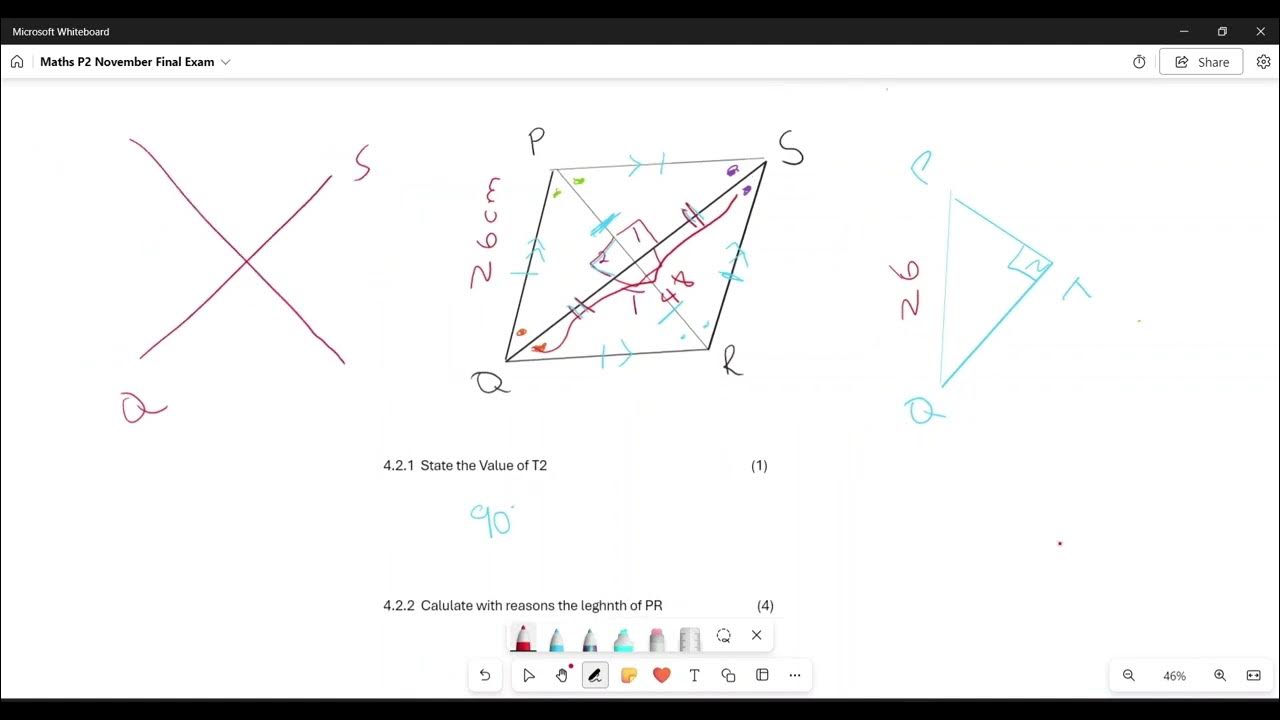Grade 9 | Mathematics | Geometry | Theorem of Pythagoras | Parallelogram | Rhombus - YouTube