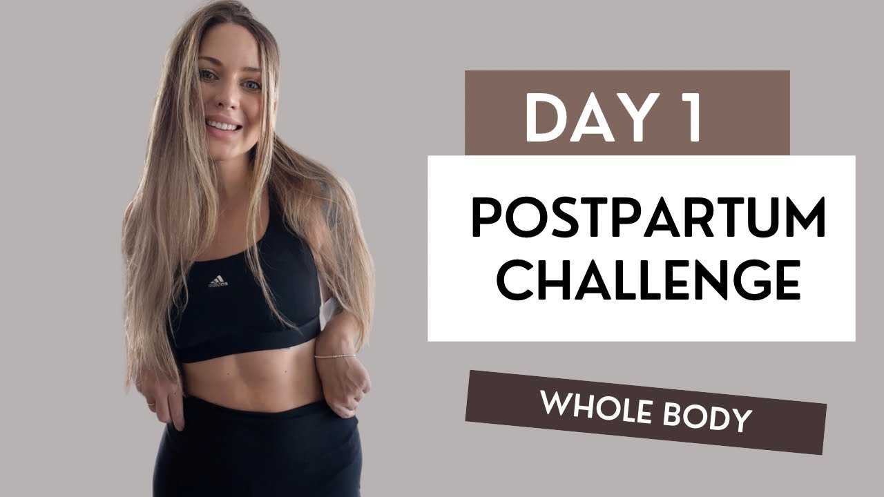 Day 1 | 21-Day Postpartum Challenge – Whole Body Workout | @Veektori ...
