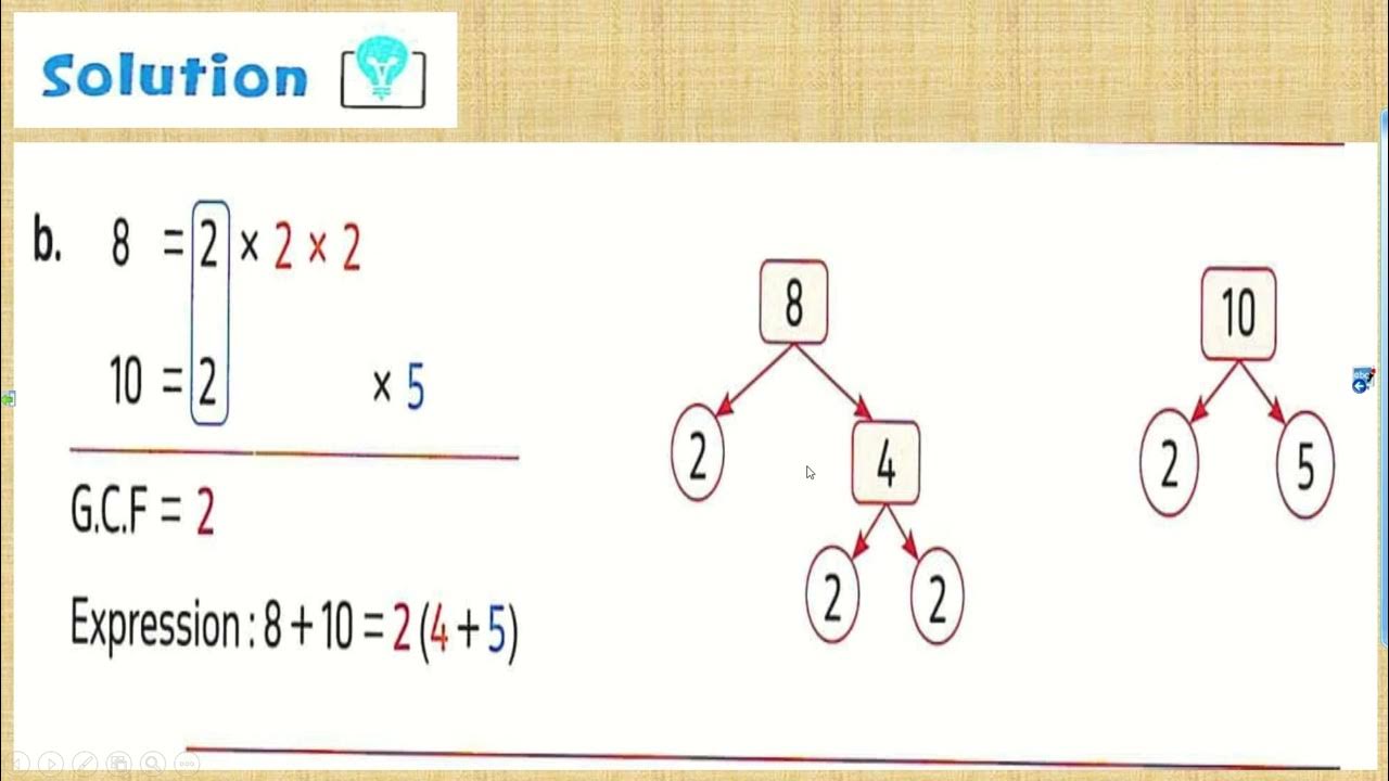 writing Expression using GCF - YouTube