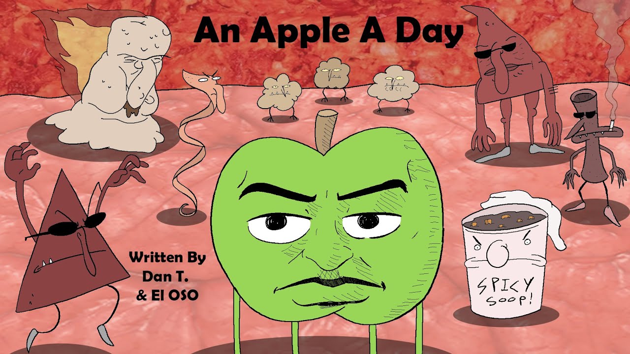 Block Frog Kartoons 61 - An Apple A Day - YouTube