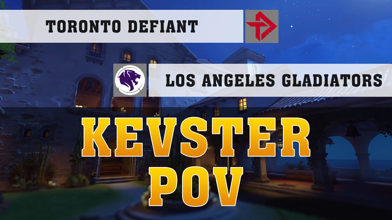 KEVSTER TRACER POV Toronto Defiant Vs Los Angeles Gladiators [2K] OWL ...
