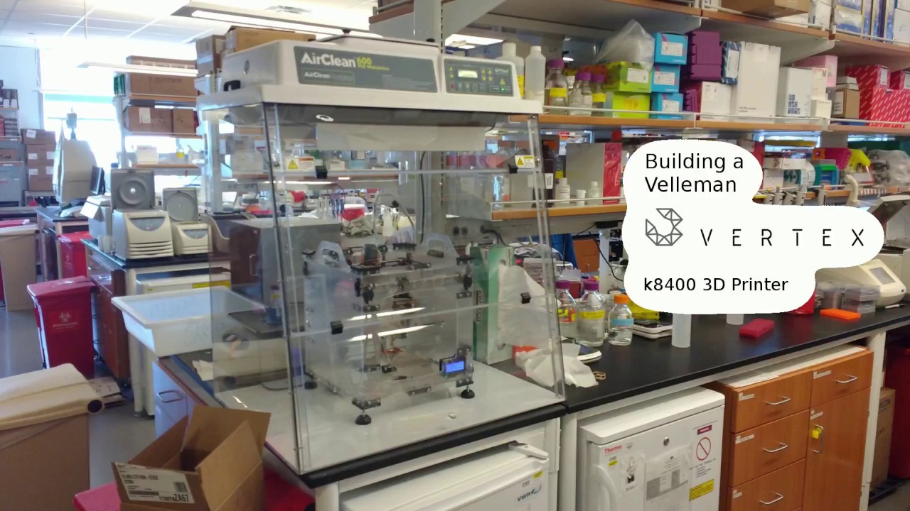 Putting together a Velleman Vertex K8400 3D Printer (Timelapse) - YouTube