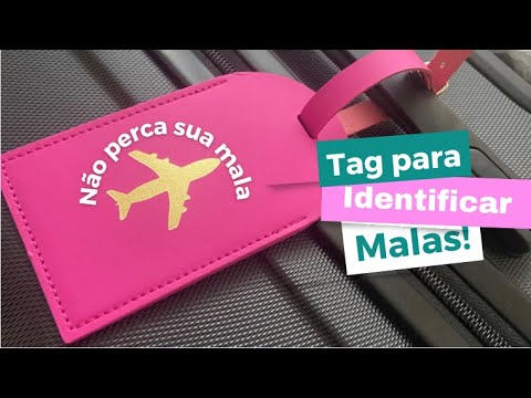 Tags para malas de viagem! Identifique sua mala e evite estravio ...