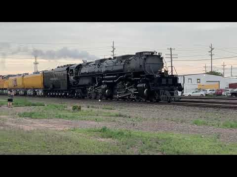 Union Pacific Big Boy #4014 approaching UP’s yard in Grand Island, NE - YouTube