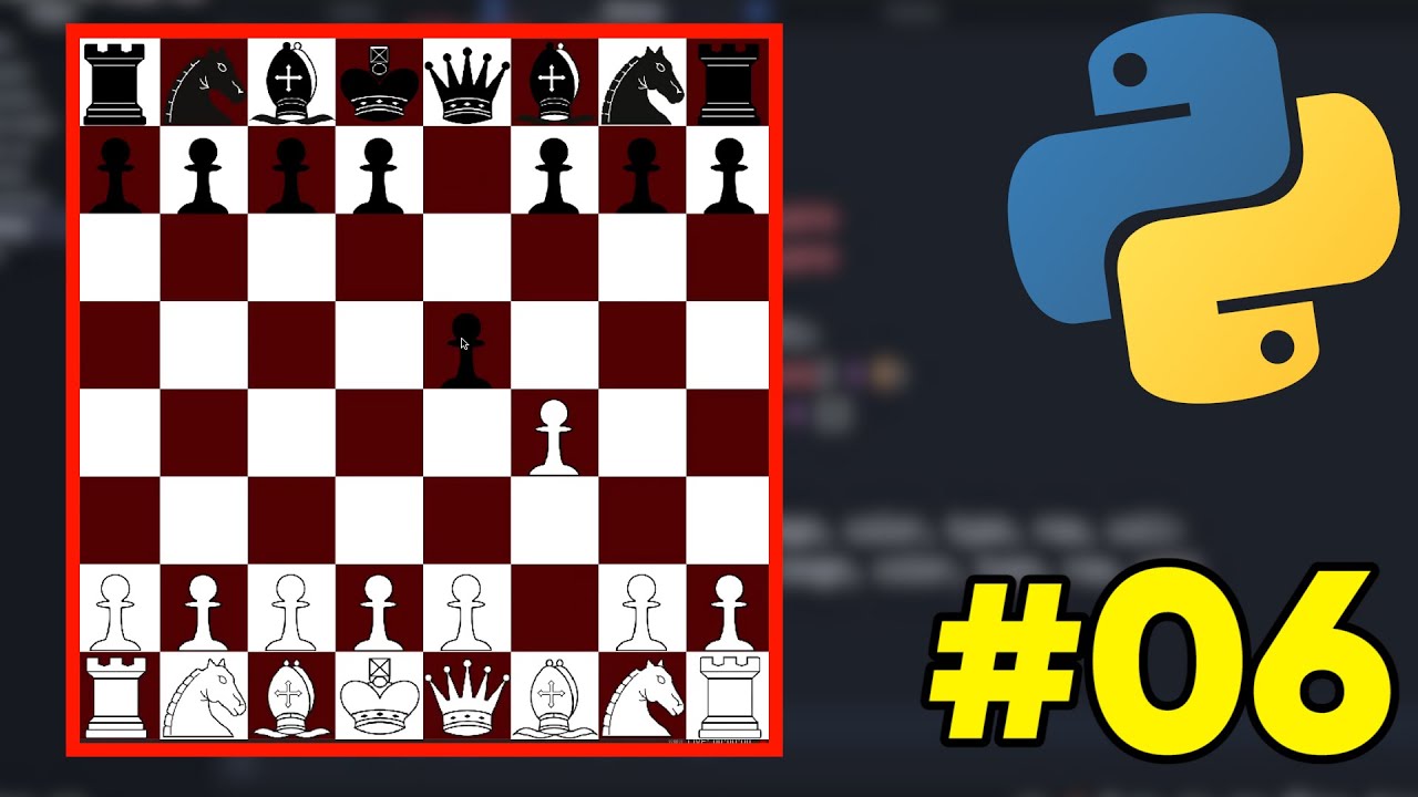 Comment faire un jeu d'échecs en Python avec Pygame ? - Partie 6 - YouTube