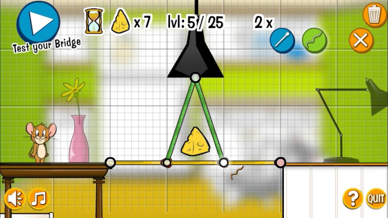Tom and Jerry Rig A Bridge Level 5 Gameplay Walkthrough - YouTube
