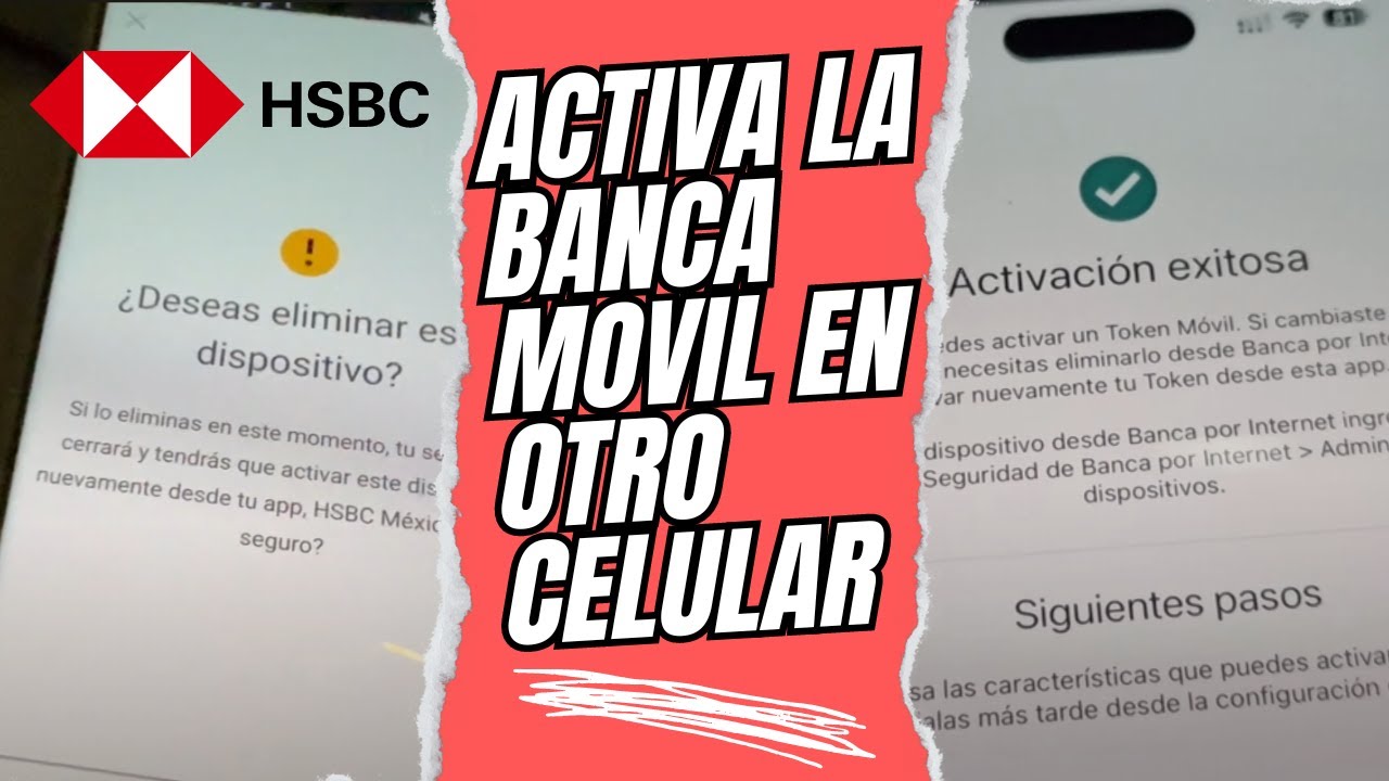 Cómo pasar mi cuenta de HSBC otro celular distinto 2024 - YouTube