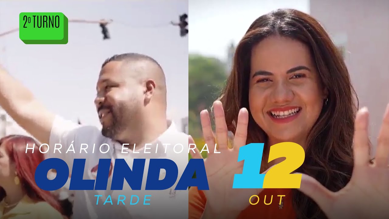 HorÁrio Eleitoral 2º Turno Olinda Pe 12 10 2024 Tarde Youtube