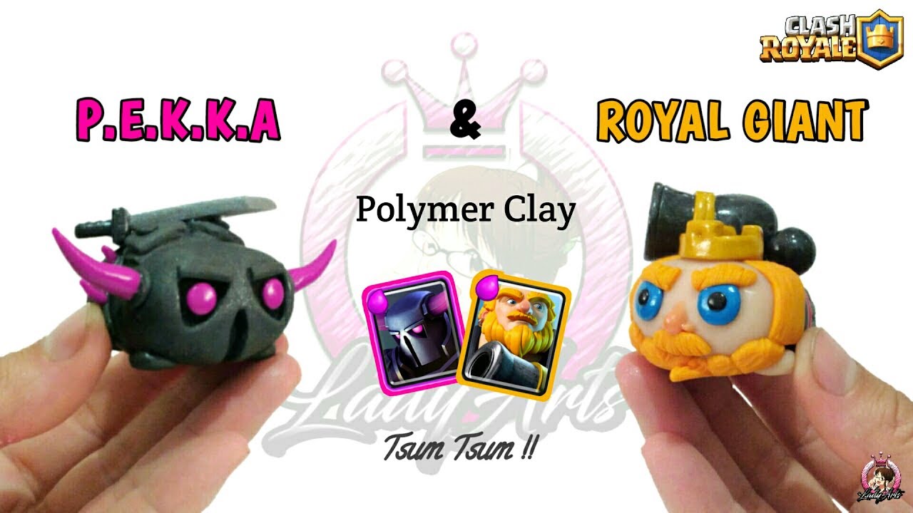 Pekka & Royal Giant | Clash Royale | Polymer Clay Tutorial - YouTube