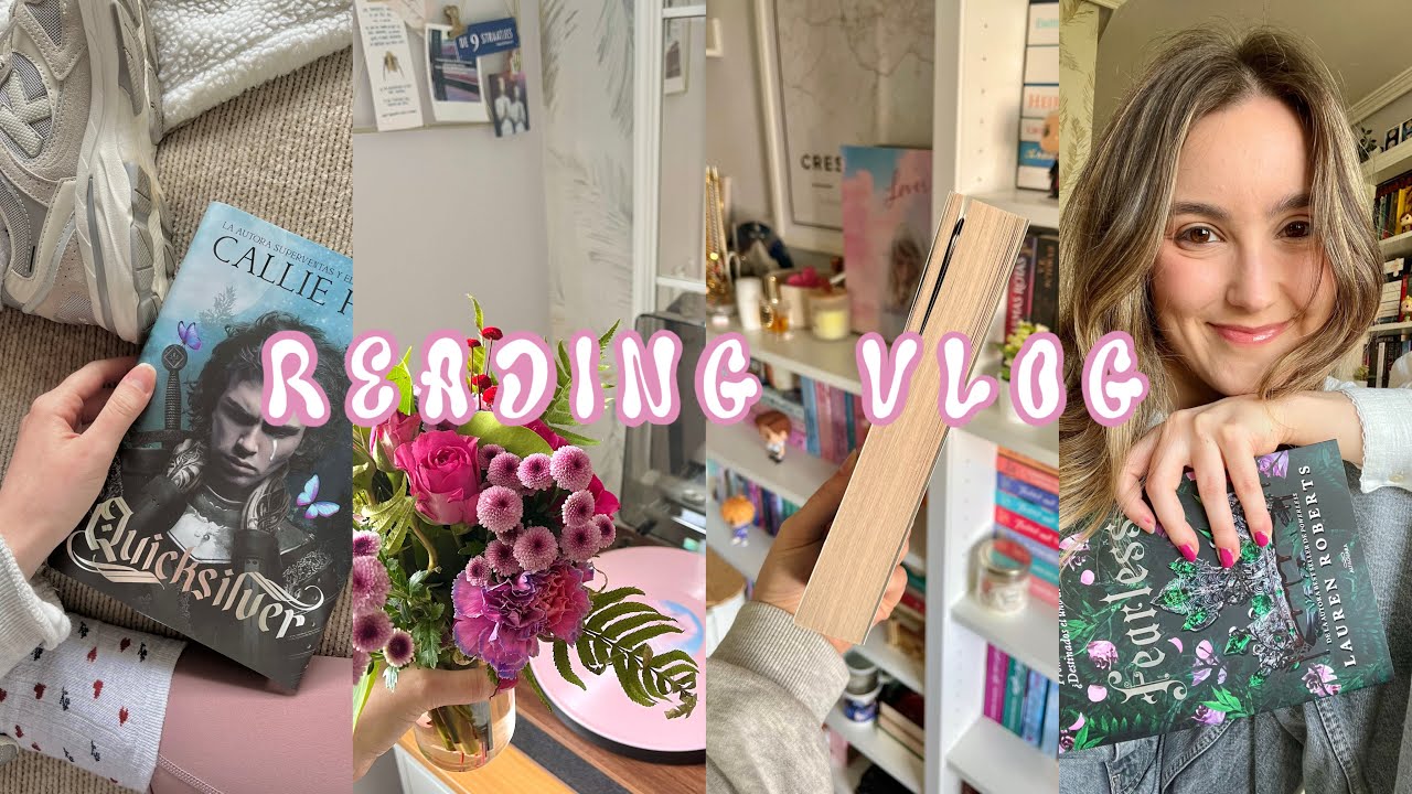 reading vlog 💐⚔️📚 vuelvo a youtube!! - YouTube