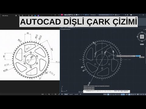 AutoCAD Dişli Çark Çizimi
