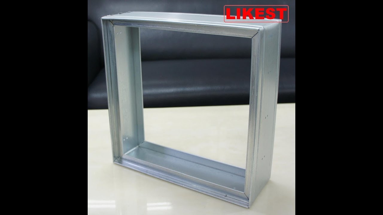 Fire Damper Frame Making Machine - YouTube