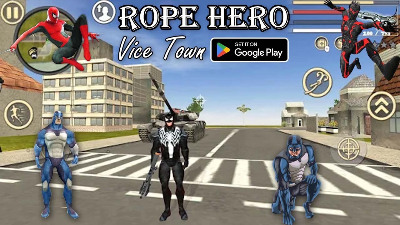 Rope Hero New Amazing Game |@Qambranigamerz - YouTube